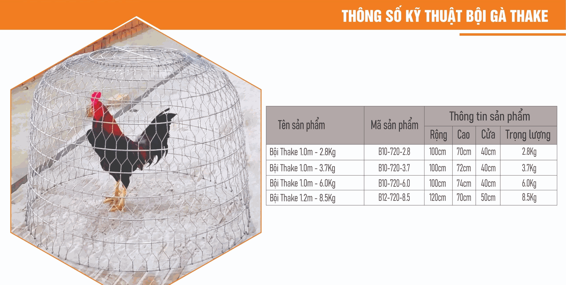 Sọt lưới Thake bọc nhựa 60 cao 26 cm (PE) | Thake